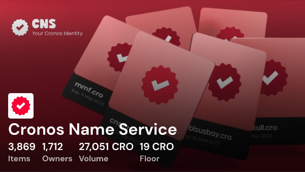 Cronos Name Service | Ebisu's Bay Marketplace