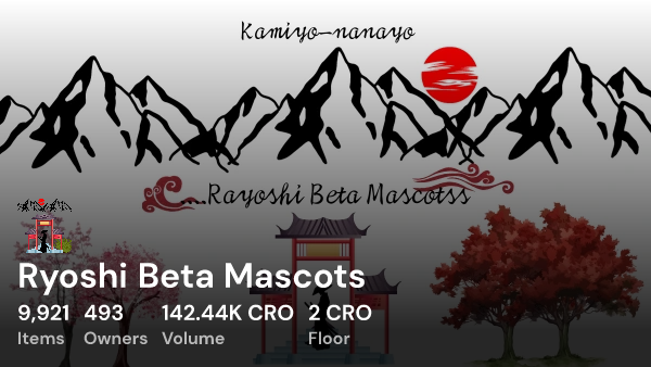 Ryoshi Beta Mascots | Ebisu's Bay Marketplace