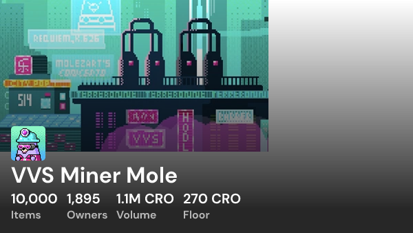 VVS Miner Mole | Ebisu's Bay Marketplace